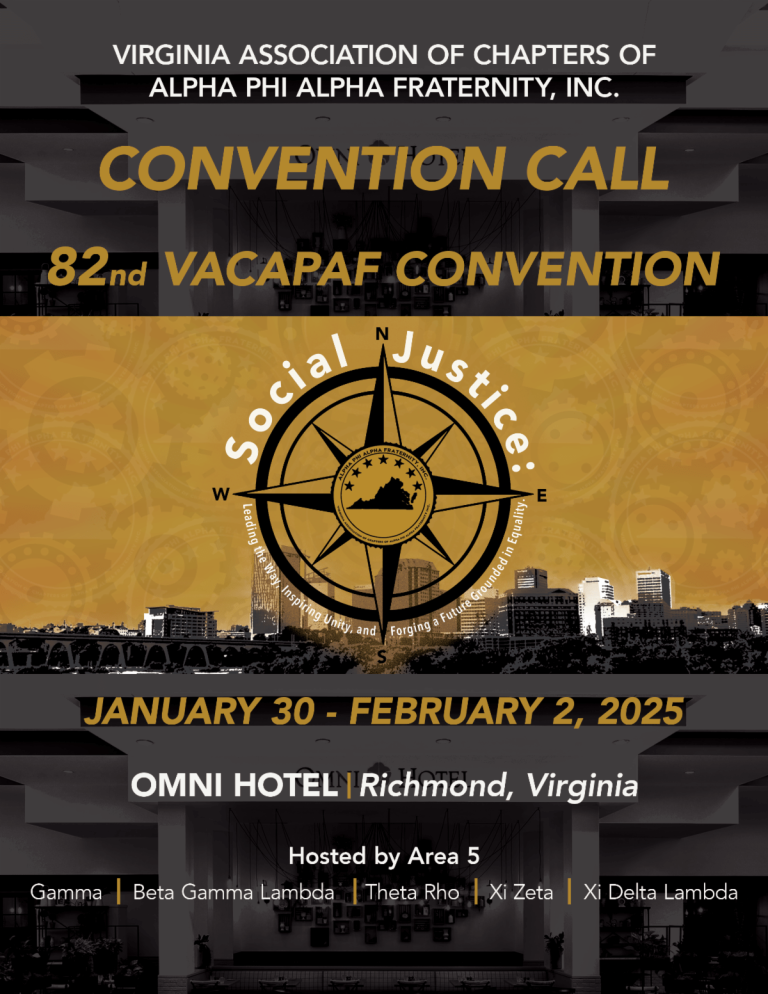 Convention – VACAPAF – Virginia Association of Chapter of Alpha Phi Alpha